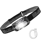 BORUIT RJ-3000 LED Head Torch, Super Bright 5000 Lumens USB ...