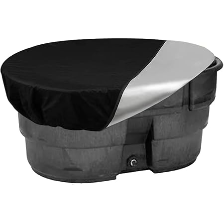 Amazon.com : Waterproof Stock Tank Pool Cover, rubermaid 300 Gallon ...