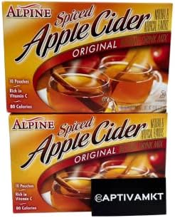 Amazon.com : Spiced Apple Cider Drink Mix Bundle, 2-Pack of Alpine ...