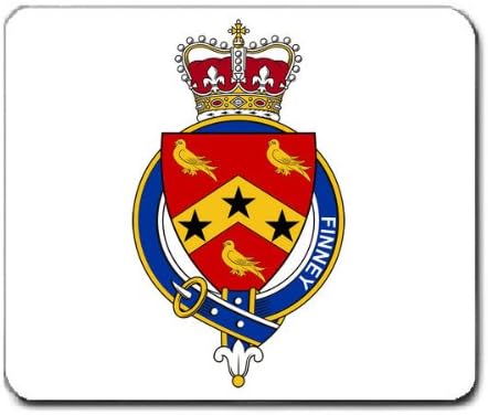 Amazon.com: Finney Ireland Family Crest Coat of Arms Mouse Pad : Office ...