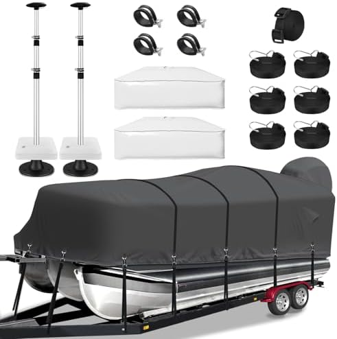 Amazon.com: Boat Cover Support Bars Set of 2, Aluminium Telescopic Boat ...