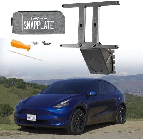 Amazon.com: SnapPlate+ (Model Y) Front License Plate Holder - Strength ...