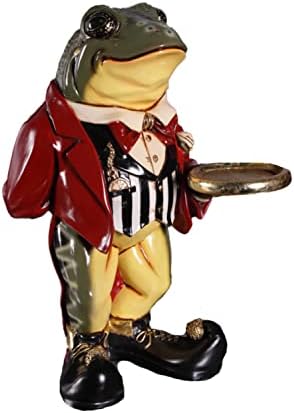 Amazon.com: LM Treasures Animal Butler Frog Small Prop Decor Resin ...