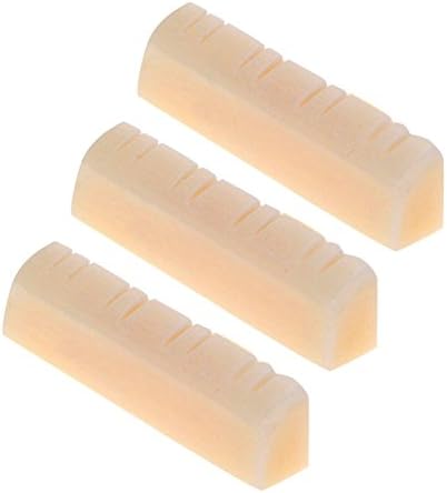 Amazon.com: 3Pcs Mandolin Bone Nut, String Nut for 8 String Mandolin ...