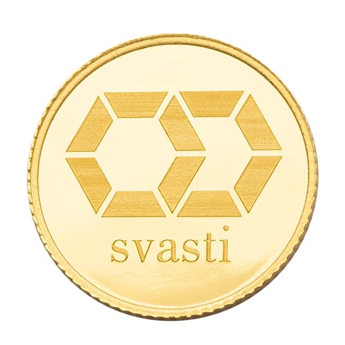 Buy Svasti 5 gm gold coin 24 Karat (999) with Svasti Special Sturdy ...