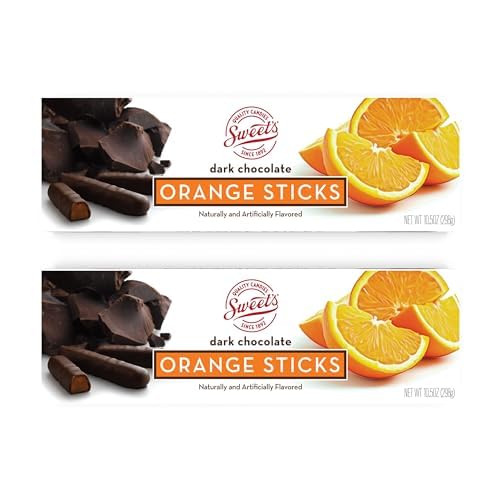 Amazon.com : Sweet Candy Company Chocolate Covered Fruit Sticks (Dark ...