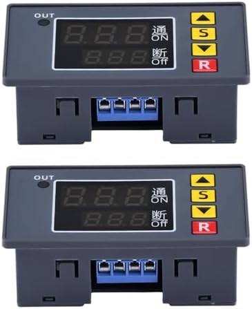 DC 12V/24V Adjustable Cycle Time Delay Relay Module, Delay On/Off Timer ...