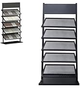 Amazon.com: CDDUOLA 12-tier Metal Porcelain Tile Display Rack, Floor ...