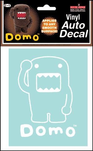 Amazon.co.jp: Domo Window Sticker ~ Domo vinyl Auto Rub on Decal : おもちゃ
