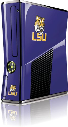 Amazon.com: Skinit LSU Tigers Vinyl Skin for Microsoft Xbox 360 Slim ...