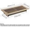 Sumnacon Floor Register 4 x 10 Inch Metal Floor Register Vents 3 Pack ...