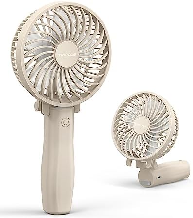 Amazon.com: TriPole Handheld Fan Portable Mini Fan 4800mAh Battery ...