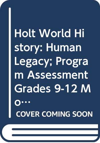 Amazon.com: Holt World History: Human Legacy; Program Assessment Grades ...