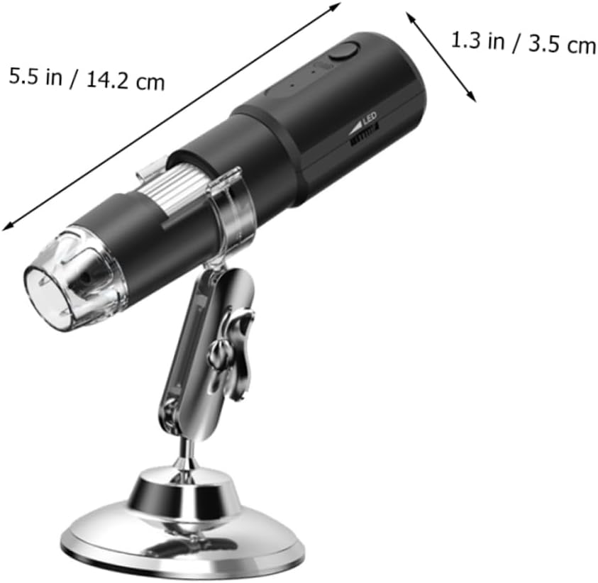 Hemobllo Electron Microscope Digital Microscope 1000x Wireless ...