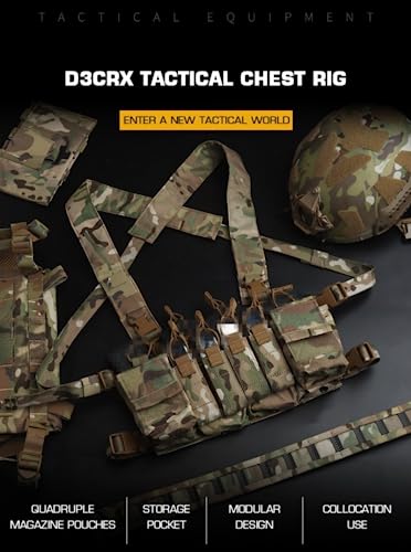 ACEXIER D3CRX Heavy Tactical Chest Rig Military Hunting Modular Chest ...