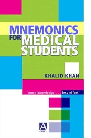 Mnemonics for Medical Students: 9780340811146: Medicine & Health ...