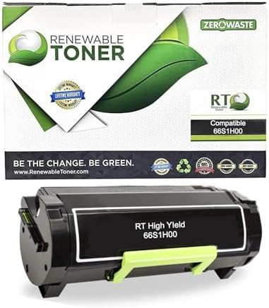 Amazon.com: 66S1H00 RT Remanufactured Toner Replacement for Lexmark ...