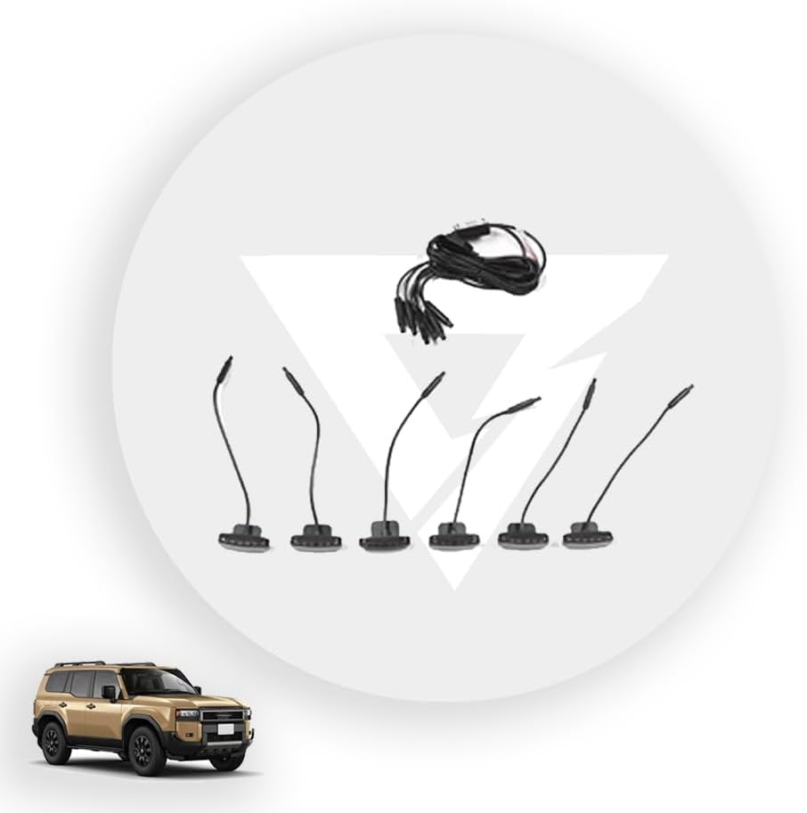 Amazon | KUTOOK 新型ランドクルーザー ランドクルーザー250 ランクル250 ドレスアップ オシャレ パーツ LEDランプ LEDグリルライト | ライト・アクセサリ | 車＆バイク