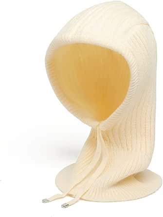 Tgirls Warm Hooded Scarf Hat for Women Winter Hats Knitted Balaclava ...