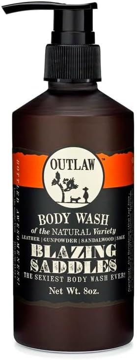 Amazon.com : Outlaw Body Wash, Satin of Suds (Leather, Gunpowder ...