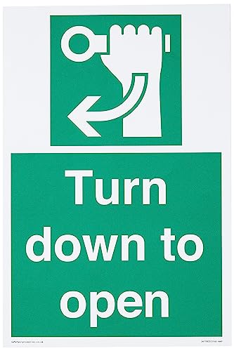 Turn down to open Sign – 200x300mm – A4P – BigaMart