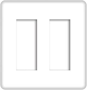 Amazon.co.jp: CASEMAKER パナソニック 【コスモシリーズワイド21】【2連6コ用 WTF7006W】 コンセントプレート スイッチプレート カラーパレット(和色) 01番 ...