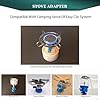 Amazon.com: RAKUWAI Gas Adapter Converter,Lindal Canister to CV Stove ...