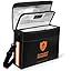 Waterproof Fireproof Document Bag with Lock - Important Document Holder ...