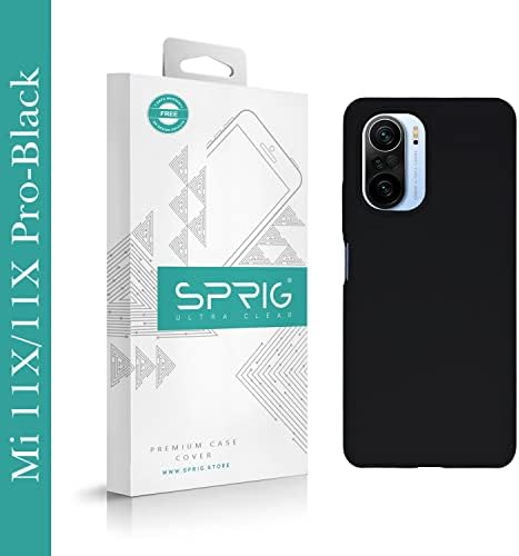SPRIG Compatible with Mi 11X Pro Premium SilkTone Back Cover Drop ...