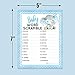 Amazon.com: 30 Boy Elephant Baby Word Scramble Baby Shower Game and ...