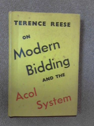 MODERN BIDDING AND THE ACOL SYSTEM: Amazon.co.uk: REESE: Books
