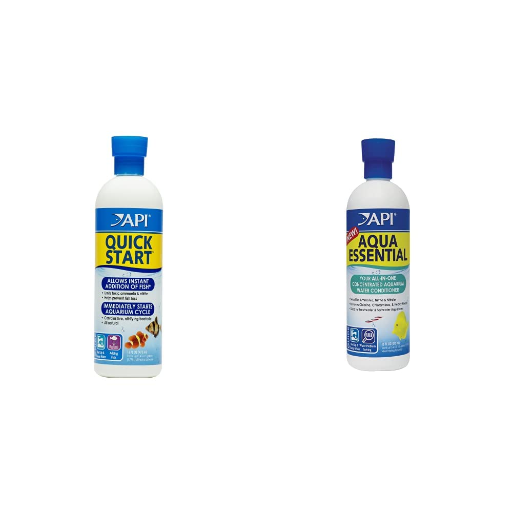 API QUICK START Freshwater and Saltwater Aquarium Nitrifying Bacteria ...
