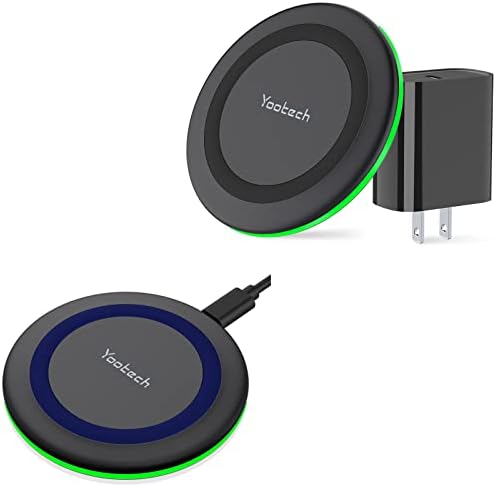 Amazon.com: Yootech [2 Pack] Wireless Charging Pad with Quick Adapter ...
