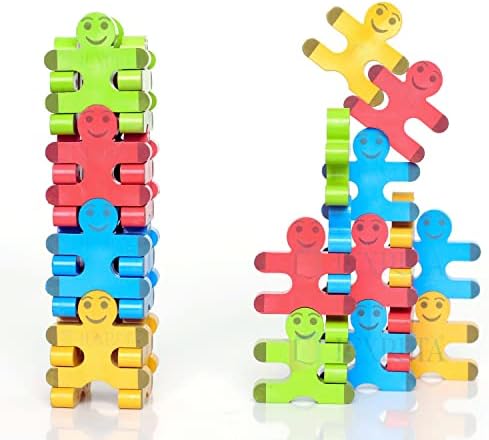 Buy LEXRETA Balancing and Stacking Game Interlocking Blocks for Kids ...