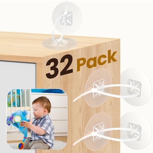 Amazon.com: Furniture Anchors (30 Pack) No Drill Upgraded Furniture ...