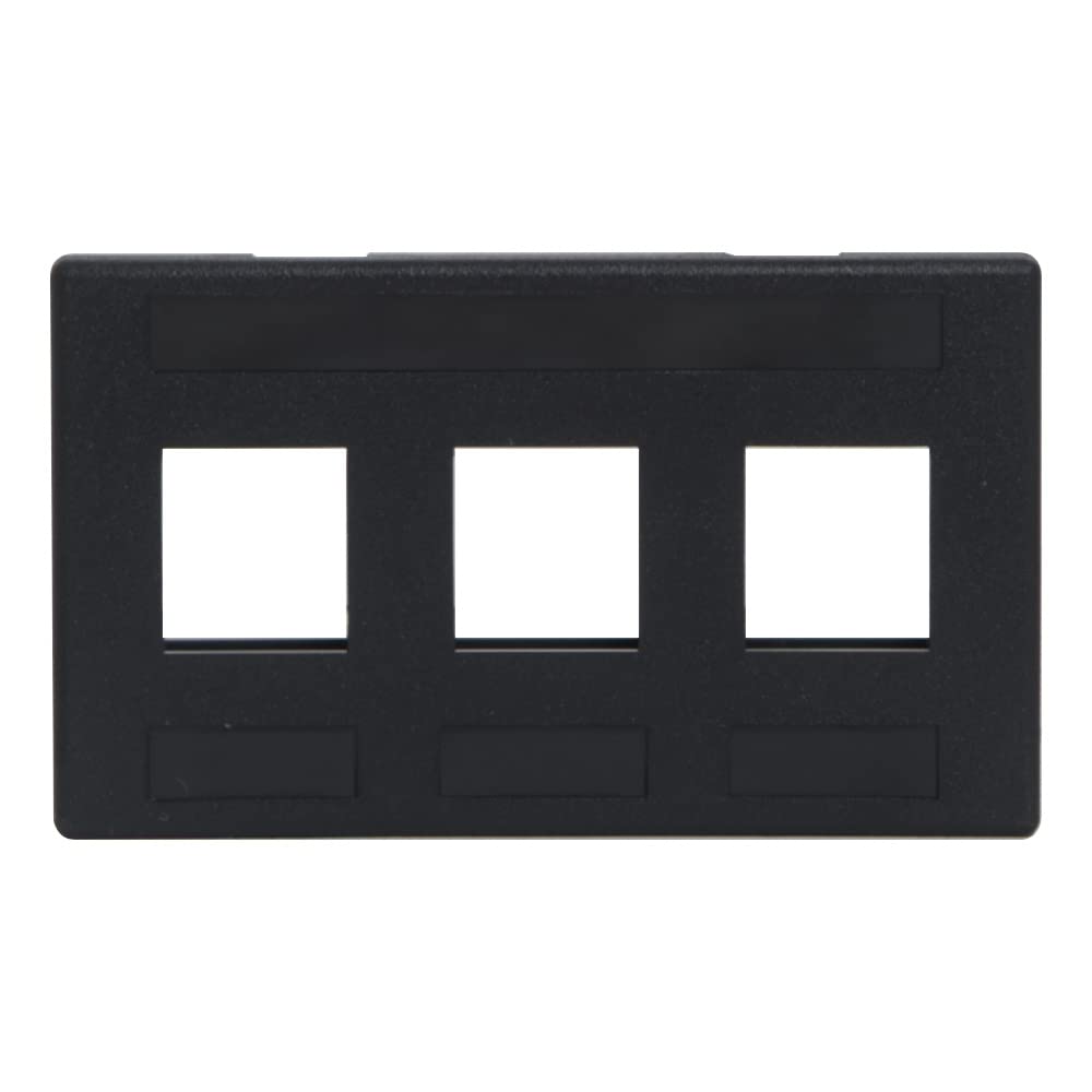 Amazon.com: ICC Modular Furniture Faceplate with 3 Ports for EZ®/HD ...