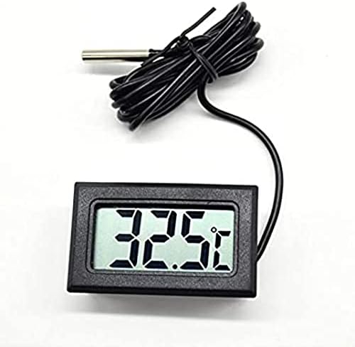 Mini LCD Digital Thermometer Sensor Wired for Room Temperature : Amazon ...