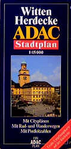ADAC Stadtplan Witten / Herdecke 1 : 15 000: Mit Cityplänen. Mit Rad ...