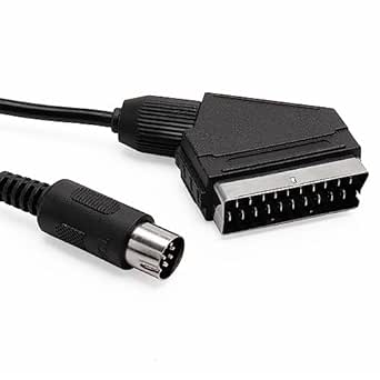 Amazon.com: Wress 1m Sega Mega Drive 1 SCART AV Cable, RGB SCART Lead ...