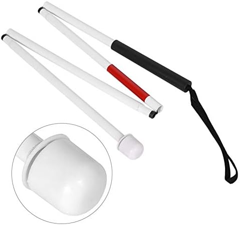 Folding Walking Stick for Blind Folding Blind Stick Long White Stick ...