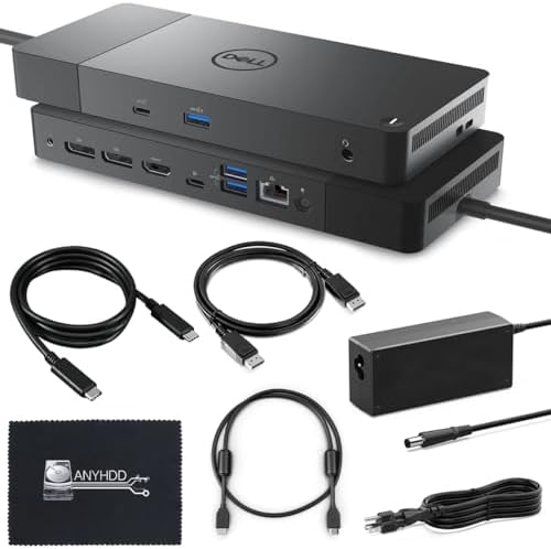 Amazon.com: Dell WD19 Docking Station Bundle - HDMI Cable + DisplayPort ...