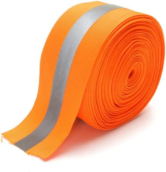 Amazon.com: Sew on High Visibility Hi Vis Retro reflective fabric tape ...