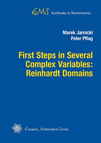 Ebook – First Steps in Several Complex Variables: Reinhardt Domains ...