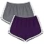 URATOT 2 Pack Cotton Sport Booty Shorts Yoga Dance Sleeping Short Pants ...