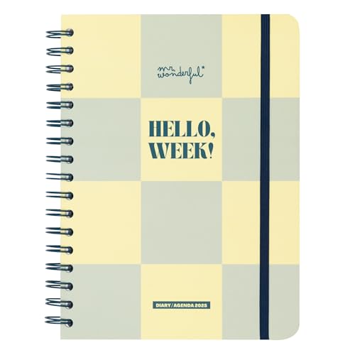 Mr. Wonderful Basic 2025 Weekly Planner Hello, Week! Includes 4 Sheets ...