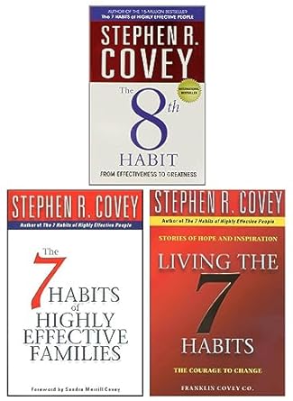 Stephen R. Covey 3 Books Collection Set (7 Habits Of Highly Effective ...