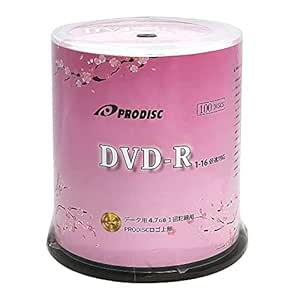Prodisc DVD-R 16X 4.7GB Logo Blank Data Video Movie Recordable Media ââ‚¬â€œ 100 Discs (Japanese ...