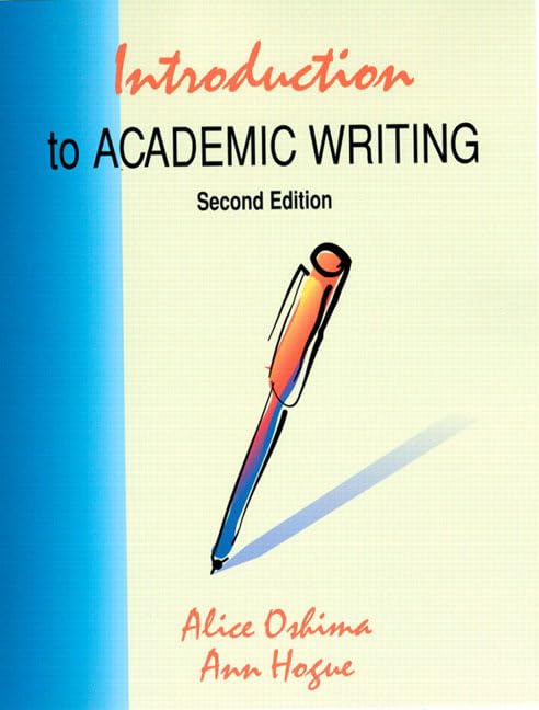 Amazon.com: Introduction to Academic Writing, Second Edition (The ...
