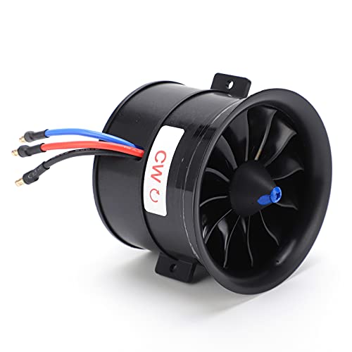 Amazon｜70mm RCダクト、EDF 70mm 12葉ダクト 6S 2100KV ESCスピードコントローラーセット RCカー用複合材料(CW) 70Mm Edf 6S 70Mm Edf ...