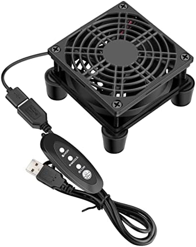Wathai High Airflow Router Cooling Fan for Computer Cooler TV Box DC 5V ...
